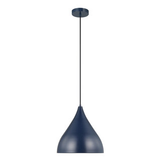 Navy LED Pendant from the Oden Collection, 14.000 - Contemporary ...