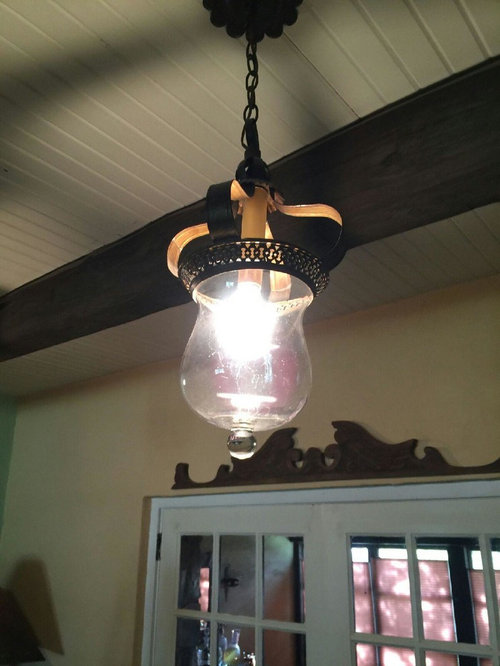 Broken Fixture Glass