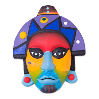 Chavin Ceramic Mask - Southwestern - Decorative Objects And Figurines ...
