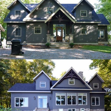 Windswept Smoke Vinyl Siding - Photos & Ideas | Houzz