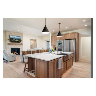 Extraordinary Quarter Sawn Kitchen With a Modern Twist - Modern ...