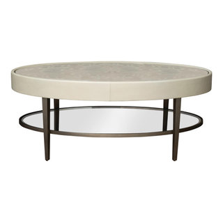 Ellipse Cocktail Table, Ivory - Transitional - Coffee Tables - by ...