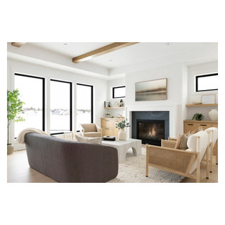 Hollydale Modern Two-Story Spring '23 Dream Home - Modern - Living Room ...