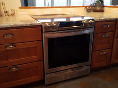 Glass or no glass on stacked uppers??