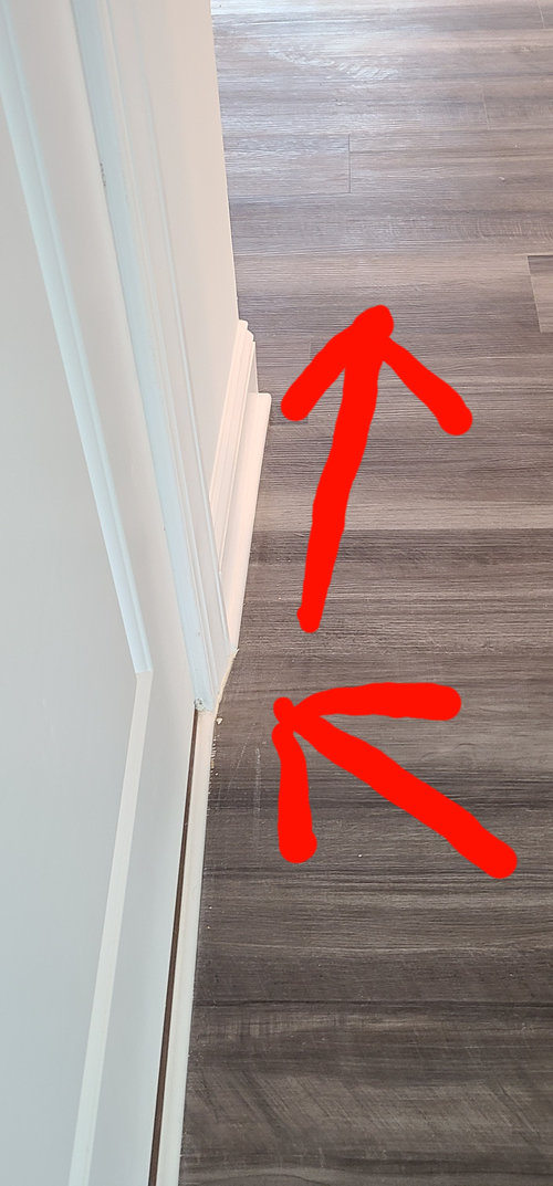 Foyer Wall Not Straight