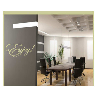 Enjoy Vinyl Wall Decal, 60 in. - Contemporary - Wall Decals - by Vinyl ...
