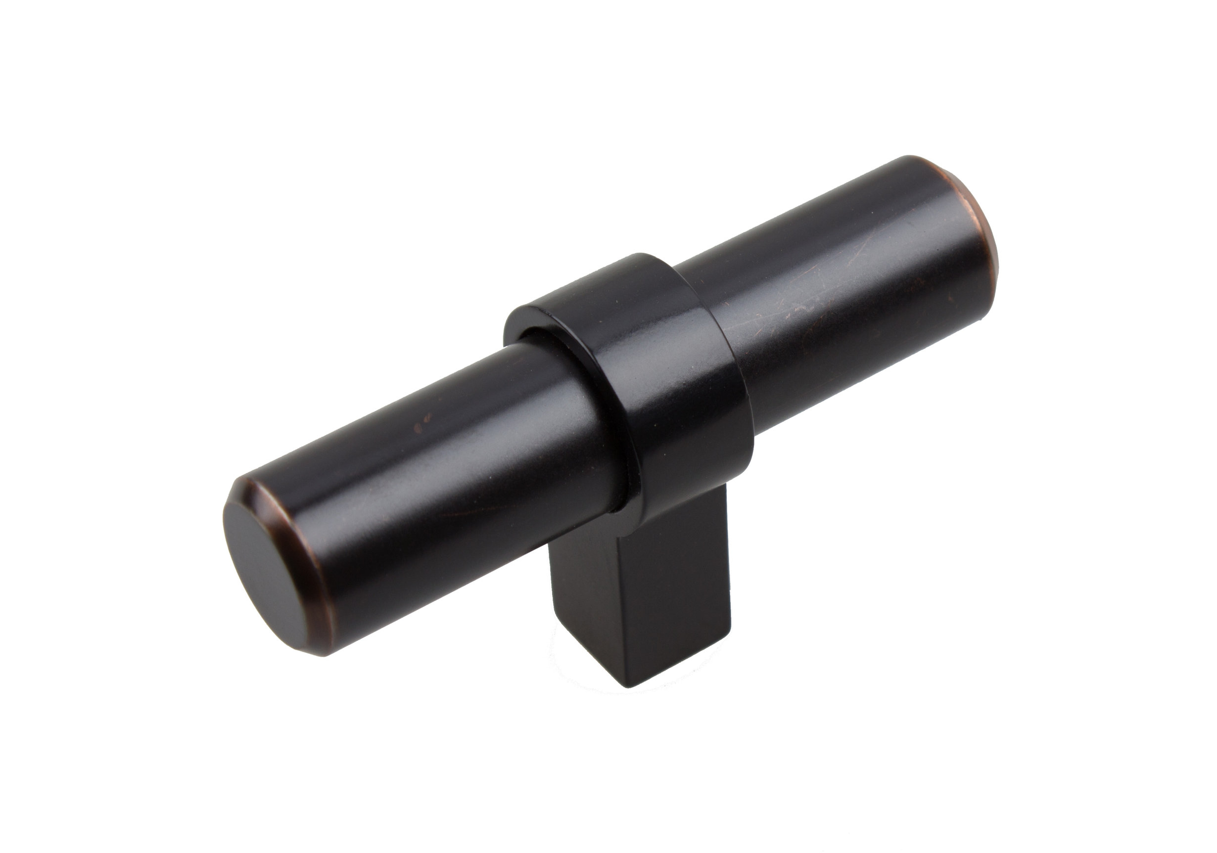 2-1/4-inch Solid Steel Cabinet Hardware Euro T-Bar Knob - Transitional ...