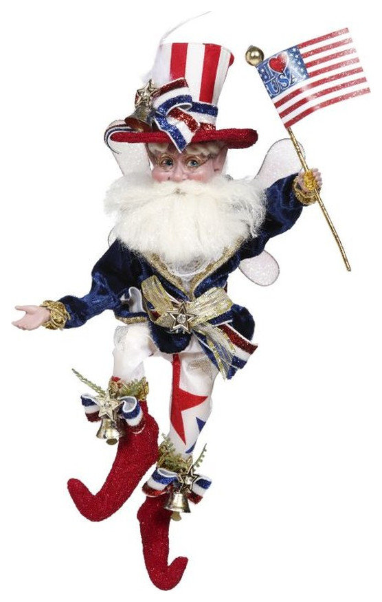 Mark Roberts Spring 2019 Proud Patriot Fairy Figurine, Small, 10 ...