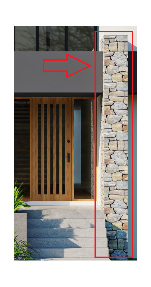 Feature column tiles ideas | Houzz AU