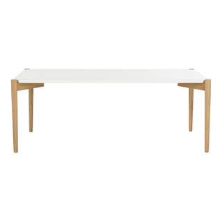 Erica Rectangle Coffee Table White - Midcentury - Coffee Tables - by ...