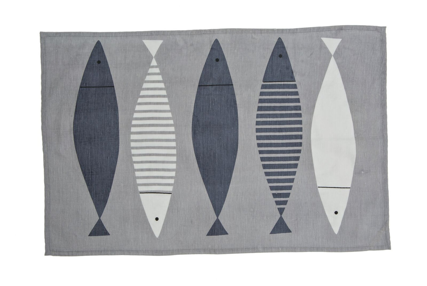 Fish Tea Towel, Set of 4, 20"x30" - Beach Style - Dish Towels - by ...