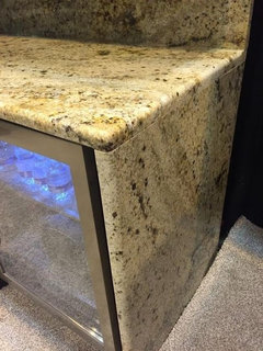 Countertops with rounded waterfall | Houzz Forum