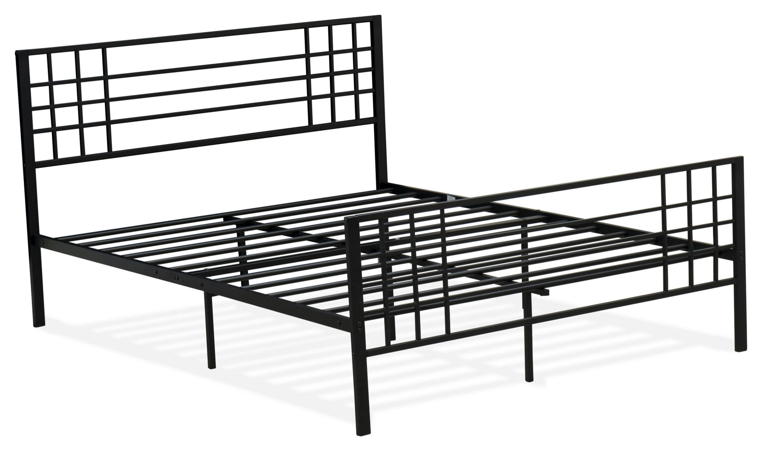 Tyler Bed Frame With 9 Metal Legs High-Class Bed In Powder Coating ...