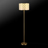 Novogratz x Globe 65" Kinsley Matte Brass Floor Lamp - Transitional ...