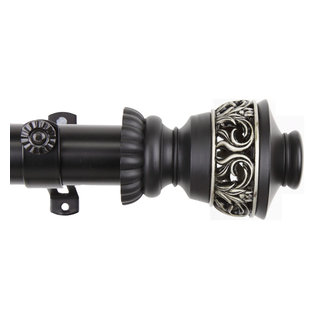 Lattice Curtain Rod, 48-84" - Traditional - Curtain Rods - by Rod ...