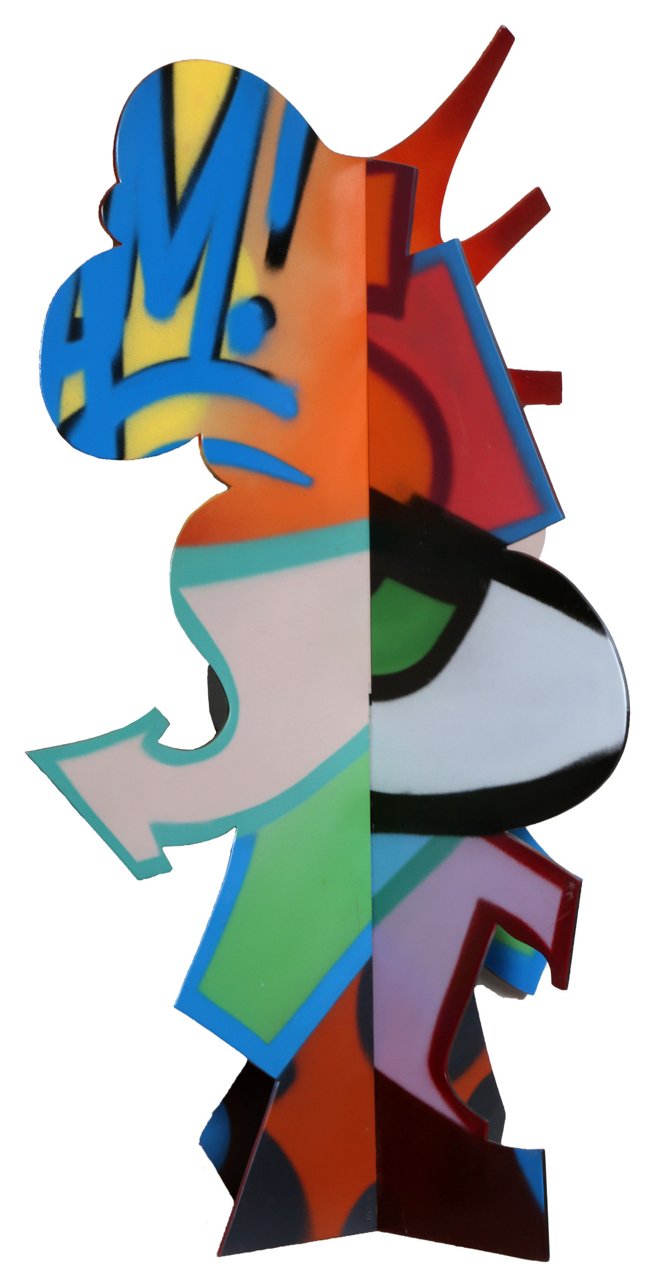 Untitled, Eye, John Matos, aka Crash, 39x26 - Contemporary - Sculptures ...