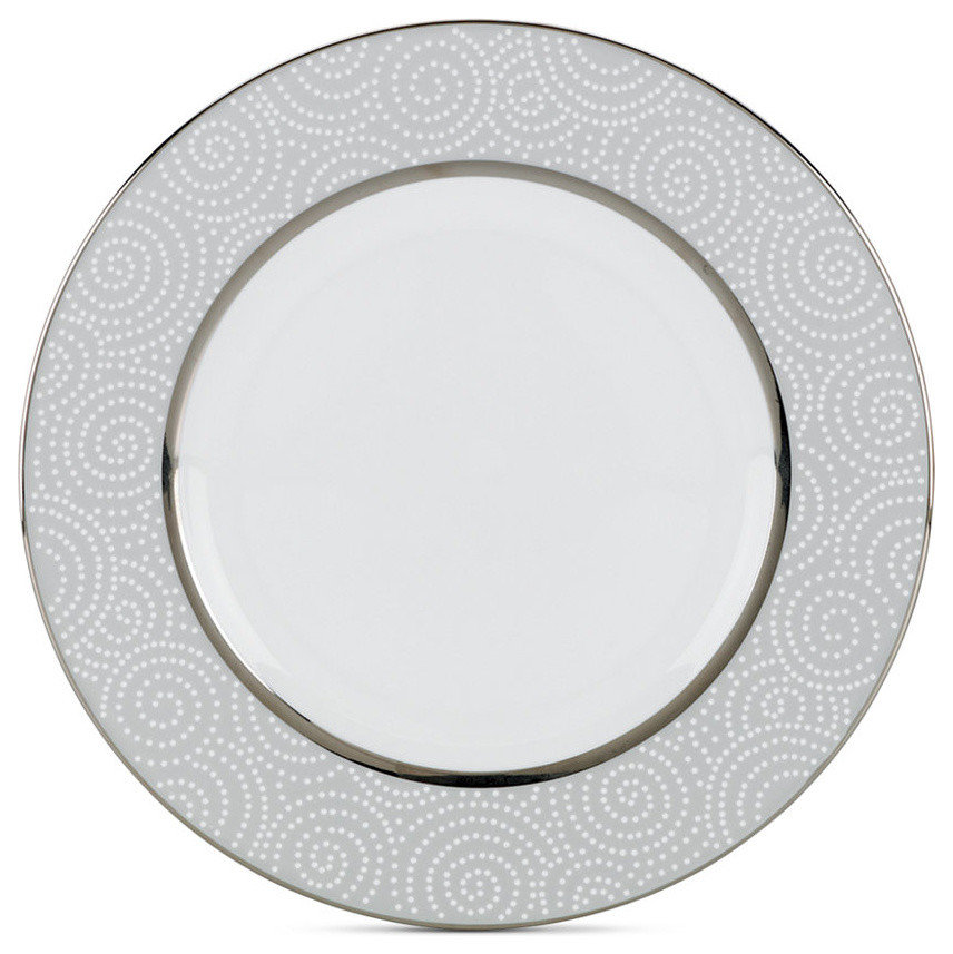 Lenox Pearl Beads Dinner Plates, Set of 4 - Contemporary - Dinner ...