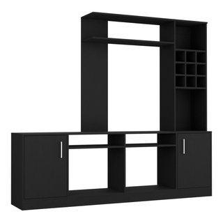 Kava Entertainment Center, Living Room, Black - Transitional ...