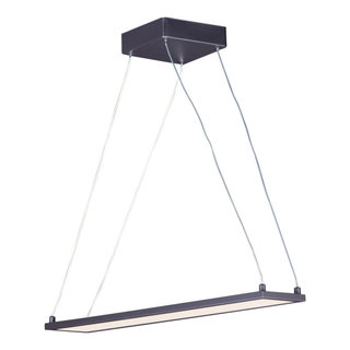 Wafer 24"L 1-Light LED Island Light Fixture Bronze Finish by Maxim ...