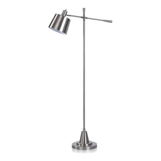 Gemma Floor Lamp, Silver - Transitional - Floor Lamps - by Lighting New ...