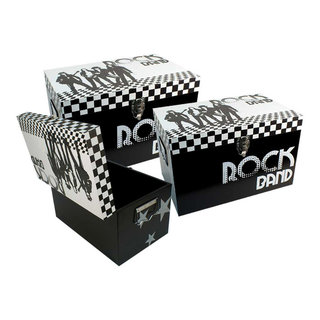 Truu Design, Rock Band Storage Set, Black - Contemporary - Storage Bins ...