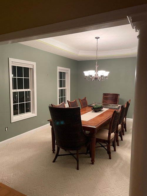 Evergreen fog dining room...help me finish the space