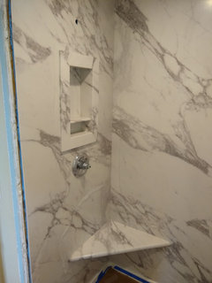 Flexstone/Sentrel panels - calacatta white pictures