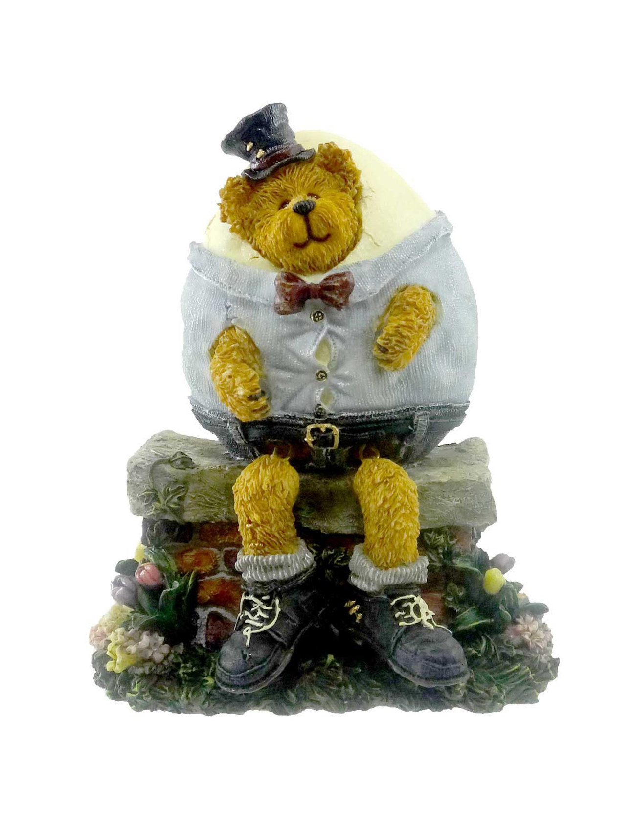 Boyds Bears Resin Humpy Dumpy All Cracked Up Resin Fairy Tale Bearstone ...