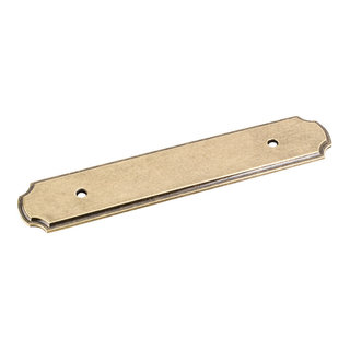 Antique English Pull Backplate, HRB81296AEM - Transitional - Cabinet ...
