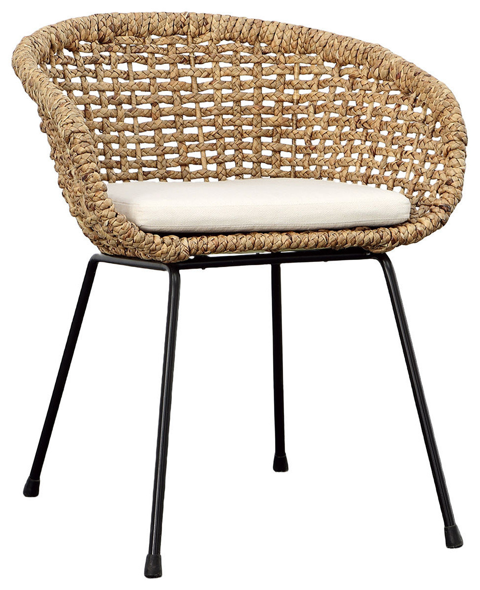 Ella Rope Weave Dining Chair - Beach Style - Dining Chairs - by Design ...