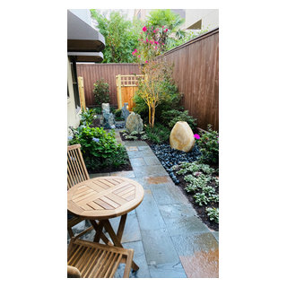 Zen Patio Retreat at the Houston Medical Center - Asian - Porch ...