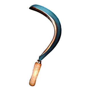 Heavy Duty Non Serrated Weeding/Harvest Scythe, 13" Length ...