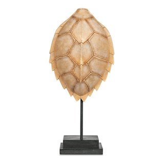 Faux Hawksbill Turtle Shell on Stand - Beach Style - Decorative Objects ...