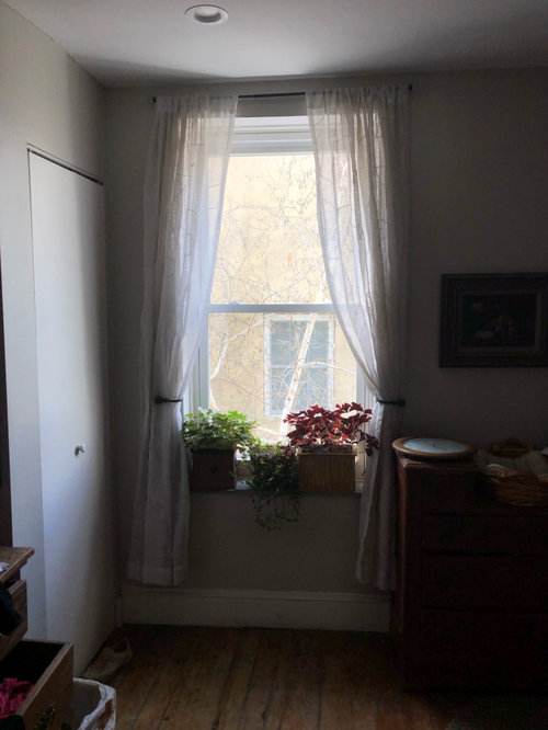 Dressing Room Window Treatment