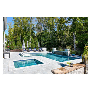 Creekside in the Woods - Contemporary - Pool - Other - by Carter ...