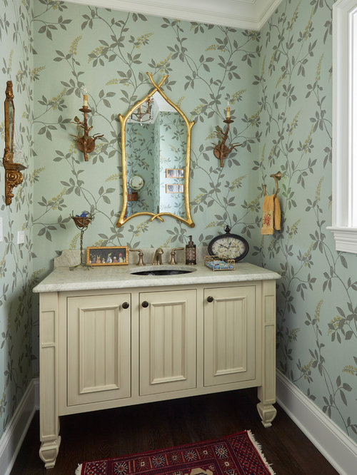 Best 100 Traditional Powder Room Ideas & Remodeling Pictures | Houzz