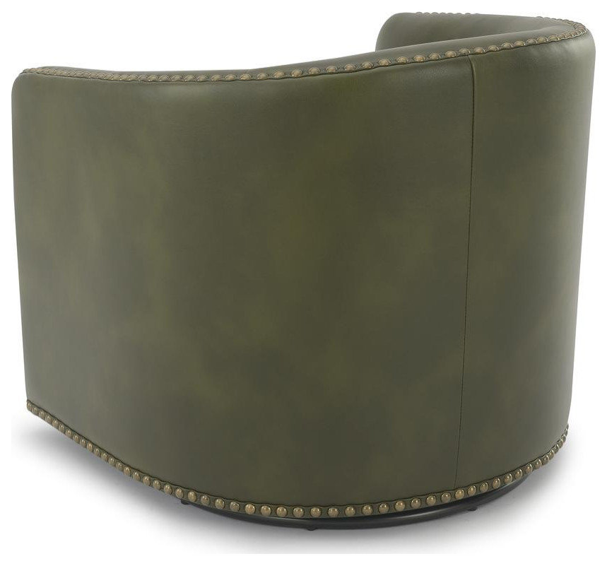 Tyler Swivel Arm Chair - Fern Green - Contemporary - Armchairs And ...