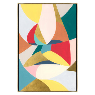 Fragments of Gold and Spring II Artwork, 24x36 - Contemporary - Prints ...