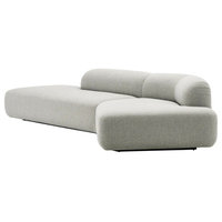 Irregular-Shaped Gray Sofa, Eichholtz Taraval - Transitional ...