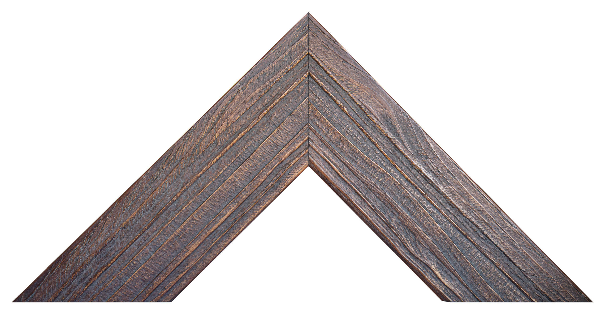 Modern Rustic Wooden Mocha Wall Mirror, 32.25x27.25 - Rustic - Wall ...