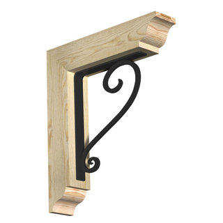Edwards Traditional Ironcrest Bracket Single, 4" Thick, 20"x23 ...