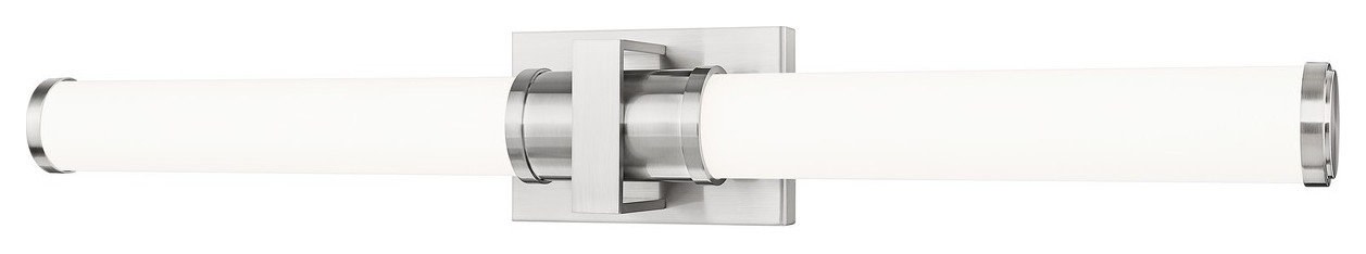 Idris LED Vanity in Brushed Nickel - Transitional - Bathroom Vanity ...