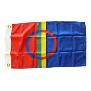 Sami, 12"x18" Nylon Flag - Traditional - Flags And Flagpoles - by ...