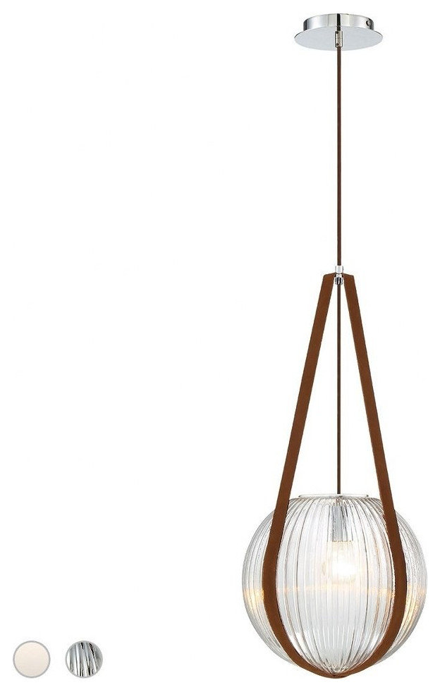 One Light Pendant-Chrome Finish-Clear Glass Color - Pendants - 79-BEL ...