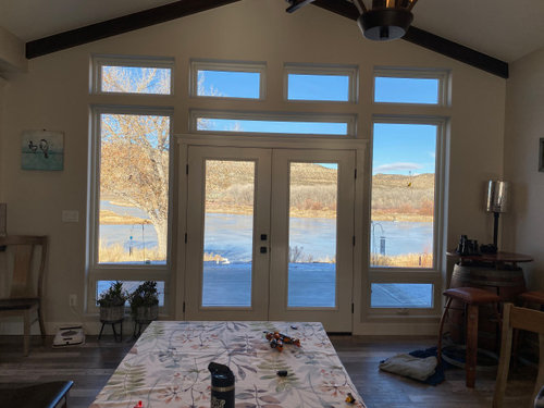 I need advice about windows and doors on an 11 foot wall | Houzz Forum