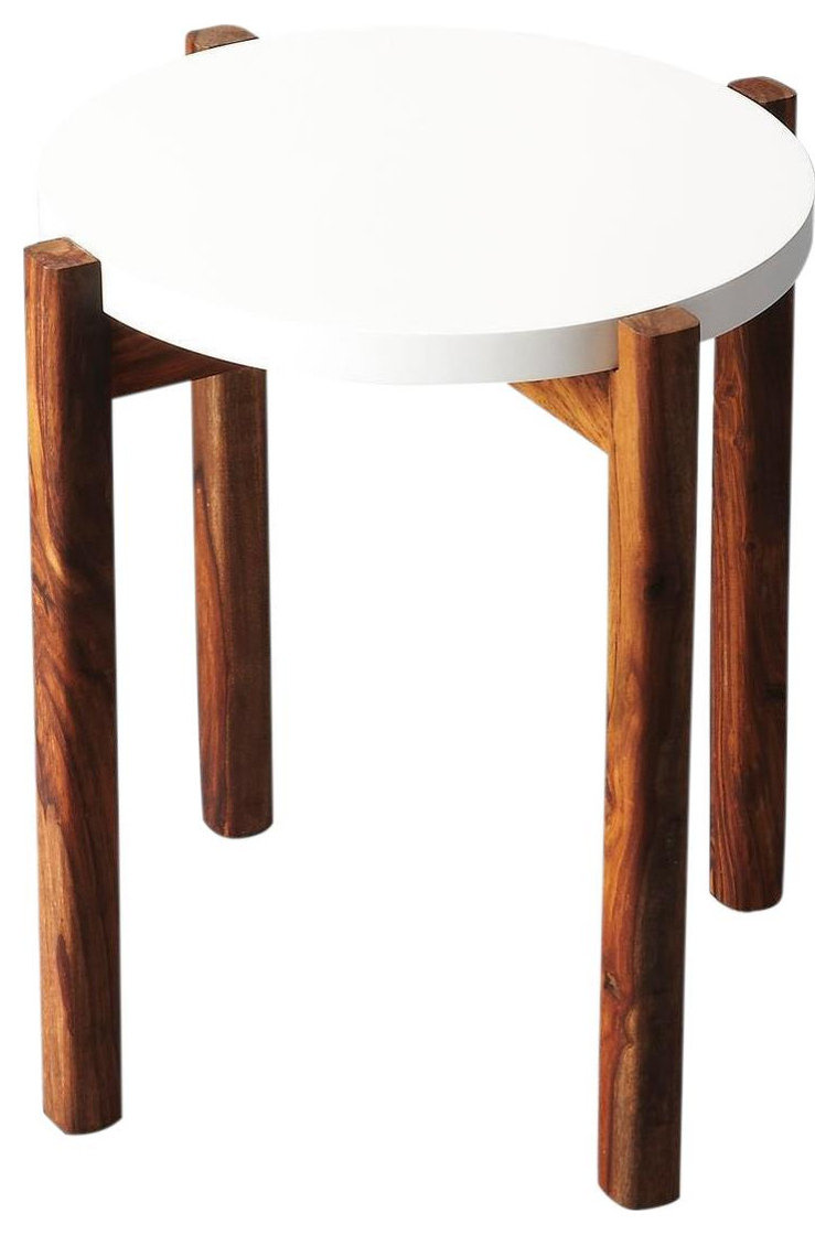 Multi-Color Mid-Century Side Table - Scandinavian - Side Tables And End ...