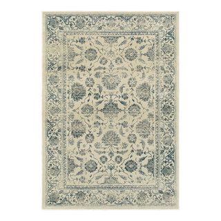Oriental Weavers Linden 7909A Ivory/ Blue Area Rug, 7'10"x10'10 ...