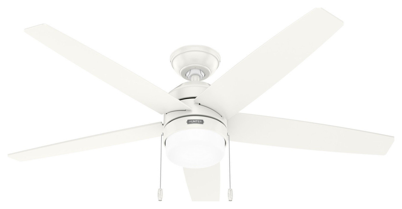 Fresh White 52"Ceiling Fan from the Bardot Collection, 52.000 ...