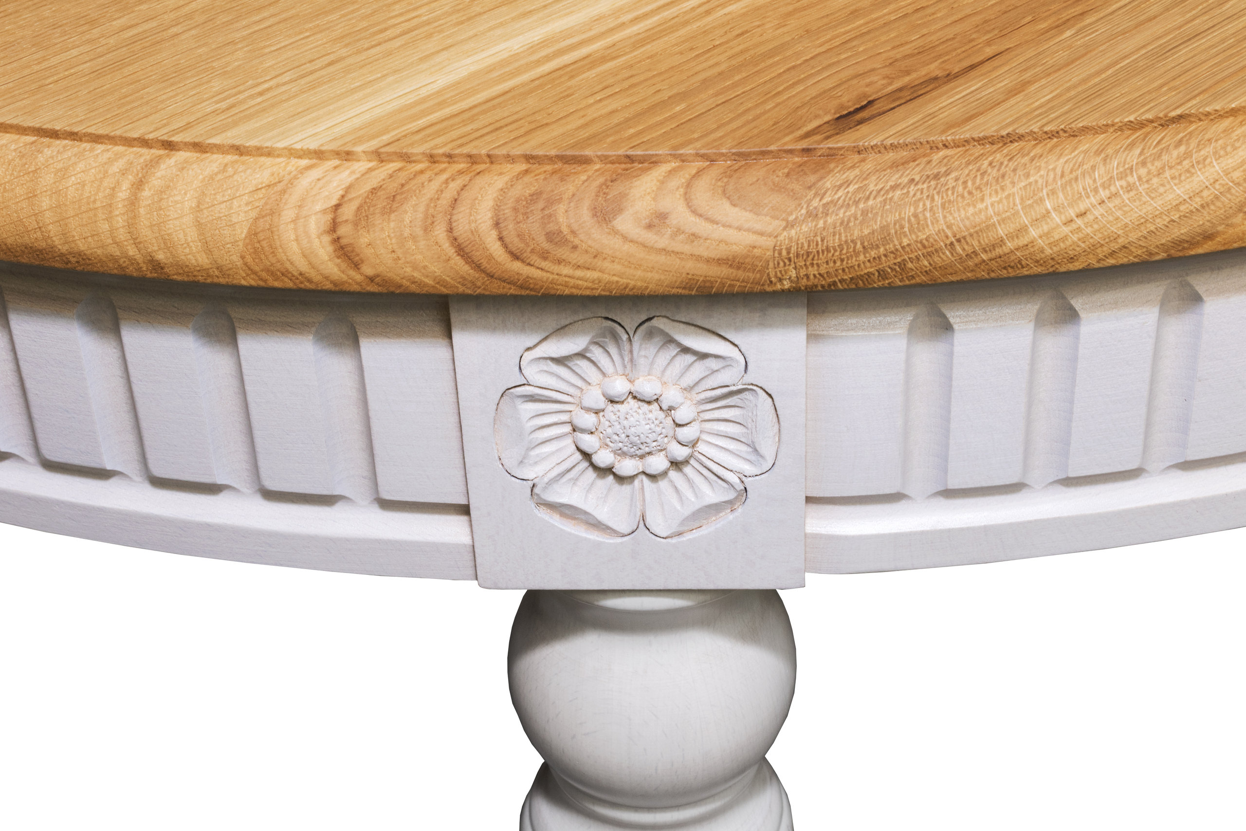 BADI Solid Wood Oval Dining Table - Traditional - Dining Tables - by MAXIMAHOUSE | Houzz