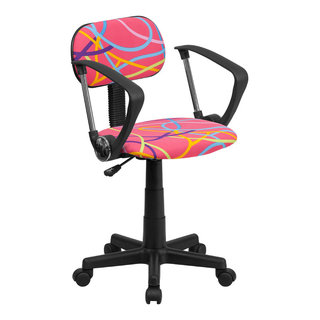 MFO ed Swirl Printed Computer Chair with Arms - Contemporary - Kids ...